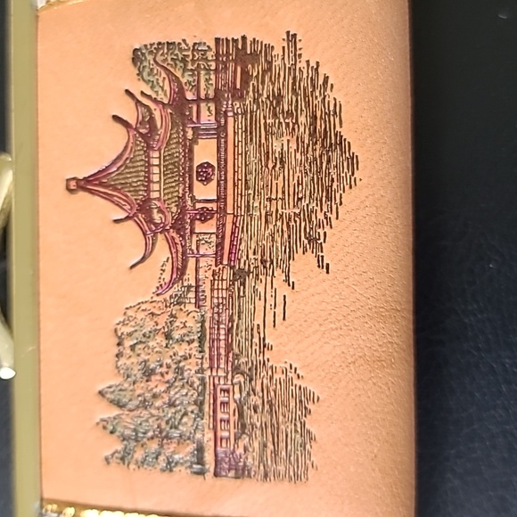 Bags | Vintage 8s Asian Leather Clutch Wallet Snake Skin Trimmed | Poshmark